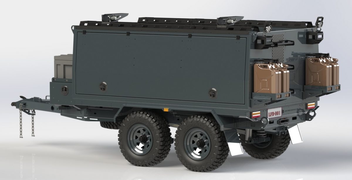 U.A.V. Drone - Reconnaissance - Command & Control Trailers.